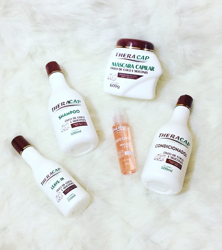 Resenha Linha Theracap Óleo de Coco e Silicones. - Dicas by Dani