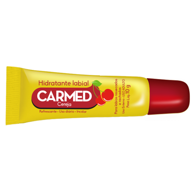Carmed Cereja, protege e mantém os lábios hidratados durante todo o ...