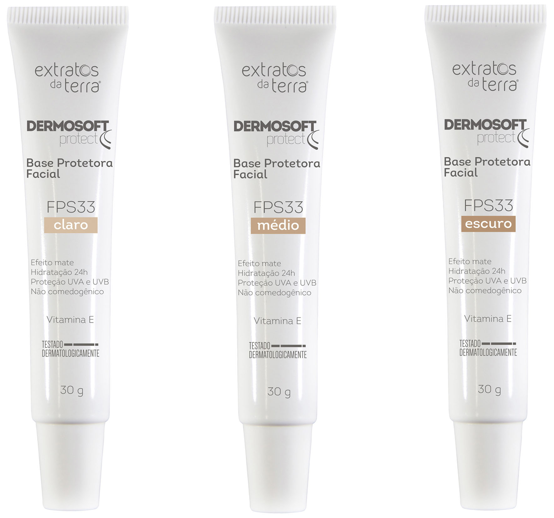 Dermasoft Protect Base e Protetor Solar da Extratos da Terra. - Dicas ...