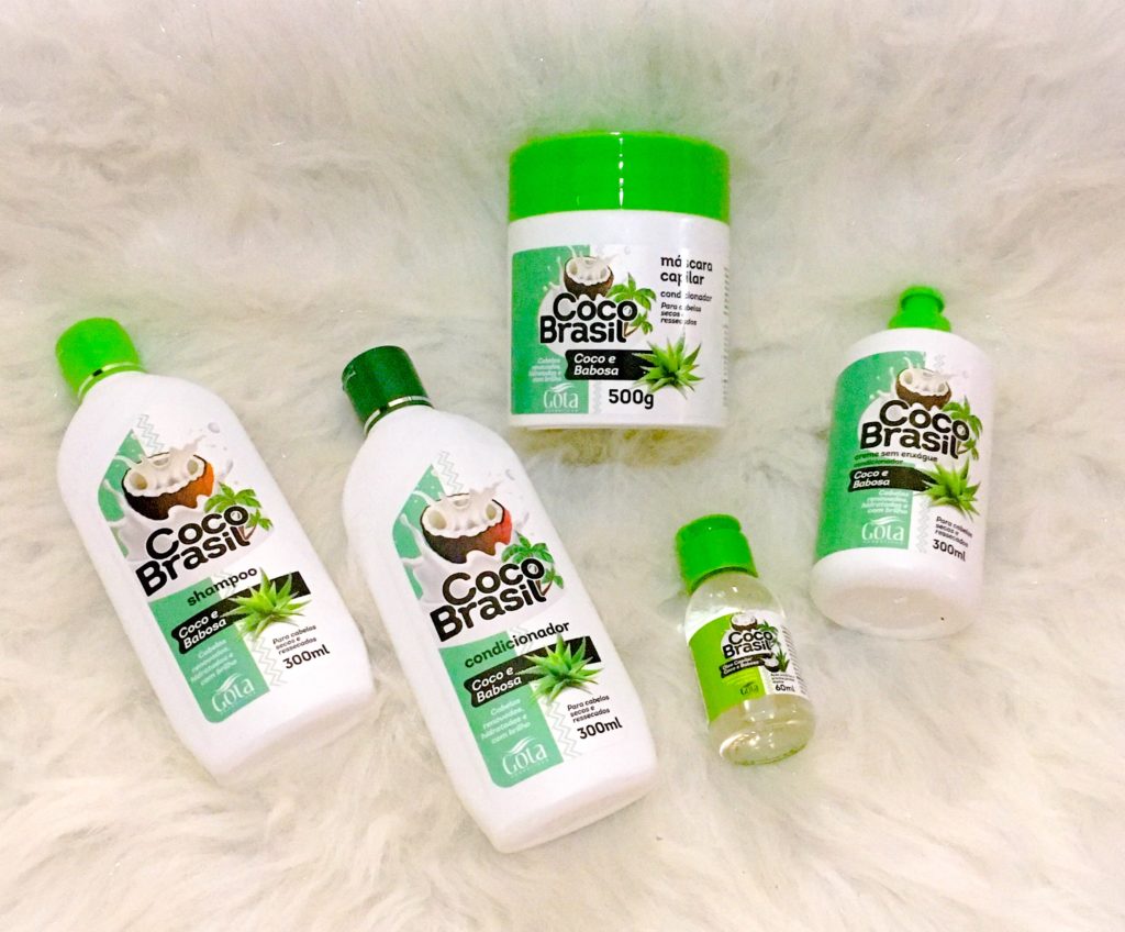 Resenha linha Coco Brasil Coco e Babosa da Gota Dourada. - Dicas by Dani